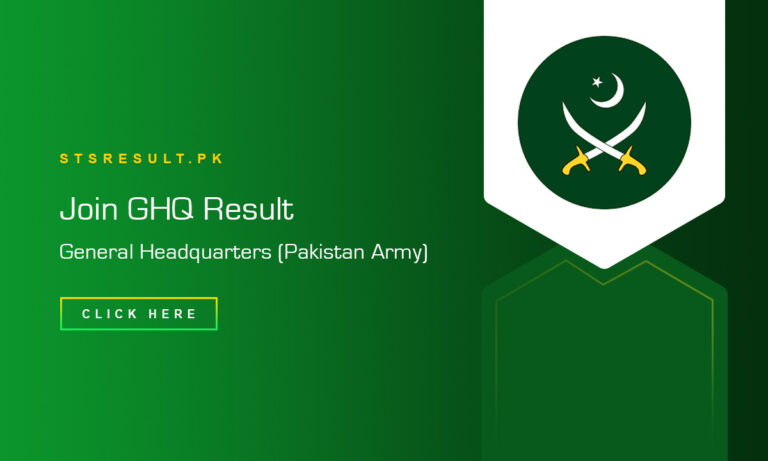 Join GHQ Result 2025 By Roll No | www.amdte-rect.gov.pk